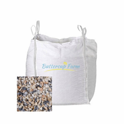 ENGLISH ROSE PREMIUM DECORATIVE STONE - AGGREGATE BULK BAG - 850 KILOS