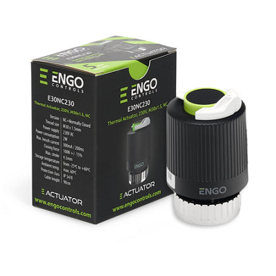 ENGO E30NC-230 UFH Underfloor Heating Manifold Thermal Actuator 230V M30x1.5 Normally Closed