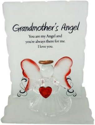 Engraved Glass Crystal Gift Ornaments Set Poem Poetic Writing Message ...