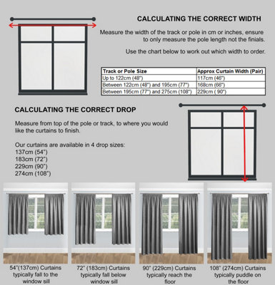 Enhanced Living Vogue Grey Silver 90 x 54 inch (229x137cm) Eyelet ...