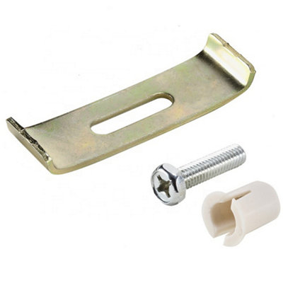 ENKI Chrome Modern Kitchen Stainless Steel Screw-In Clamp Secure ...