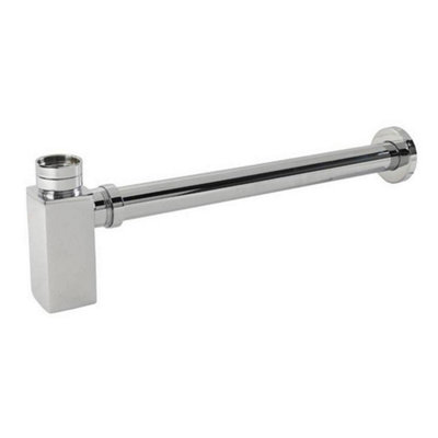 ENKI Chrome Silver Modern Minimalist Bathroom Solid Brass Wall Mounted ...