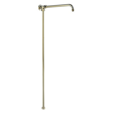 ENKI Downton English Gold Traditional Rigid Solid Brass Shower Riser ...