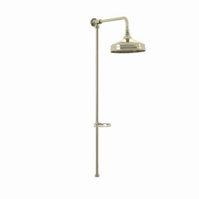 ENKI Downton English Gold Watercan Head Shower Riser Rail Kit RG047 ...