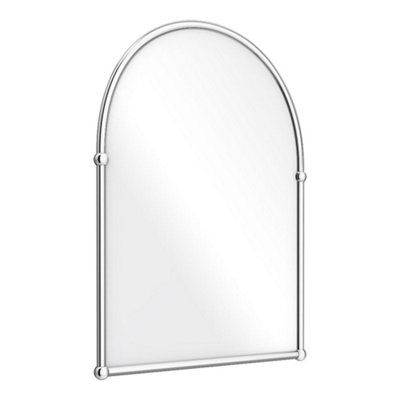 ENKI Elizabeth Chrome Victorian Bathroom Living Bedroom Glass Metal ...