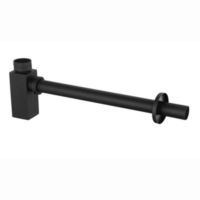 ENKI Matte Black Sqaure Solid Brass Basin Bottle Trap Waste W58 | DIY ...