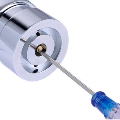 ENKI Vision Chrome Modern Bathroom Brass Non-Concussive Concealed Time ...