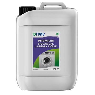 Enov L055 Biological Premium Laundry Washing Liquid - 10 Litre | DIY at B&Q