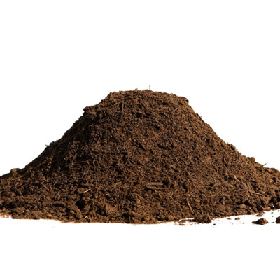 Enriched Topsoil 35L, Premium Fertile Soil for Planting, Lawns & Raised ...