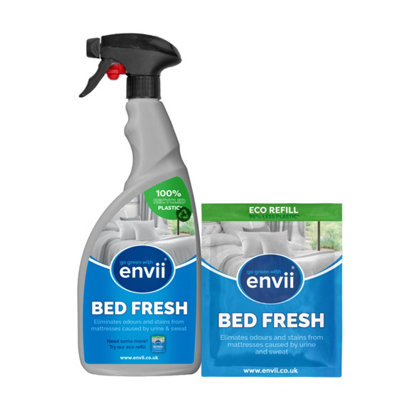envii Bed Fresh - Natural Mattress Cleaner and Deodoriser - Stain and ...