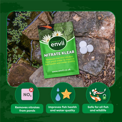 envii Nitrate Klear - Natural Pond Nitrate Remover, Safe for All Fish ...