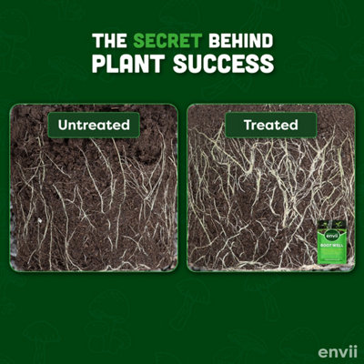 envii Root Well - Mycorrhizal Fungi Powder - Organic & Enriched with ...