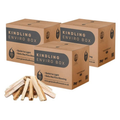 Envioboxes of Kindling Wood Sticks Firestarting Sticks Natural Fire ...