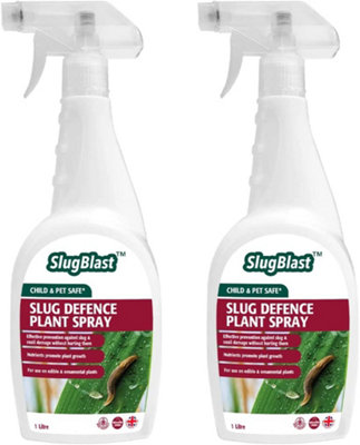 Enviro-works SlugBlast Slug Defence Plant Spray 2 x 1L | DIY at B&Q