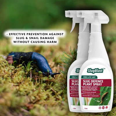 Enviro-works SlugBlast Slug Defence Plant Spray 2 x 1L | DIY at B&Q
