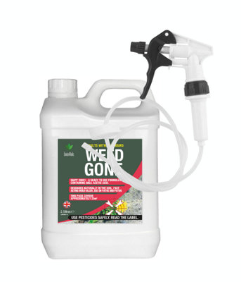Enviro Works - Weed Gone - 2.5L Fast Acting weedkiller - Long Hose ...