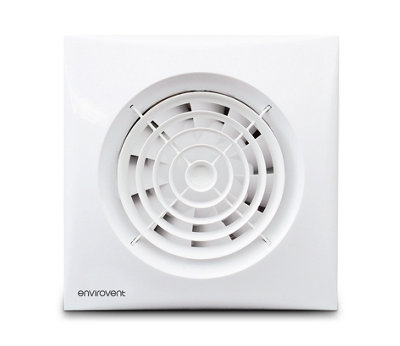Envirovent SIL100TP12V 4" SELV Silent Axial Fan - Adjustable Run-on ...