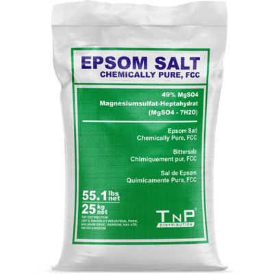 Epsom Salts Fertiliser 25KG Premium Nutritious Garden Plant Growth ...
