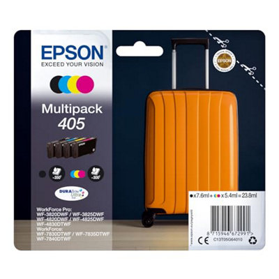 Epson 405 Suitcase Genuine Multipack, 4-colours Ink Cartridges ...