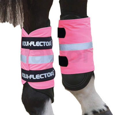 Equi-Flector Horse Wraps Pink (One Size)
