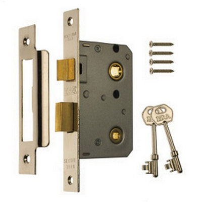 Era Bathroom Locks Chrome (76mm)