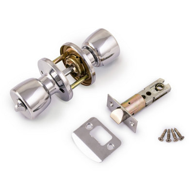 ERA Era Passage Lock Set - Satin Chrome