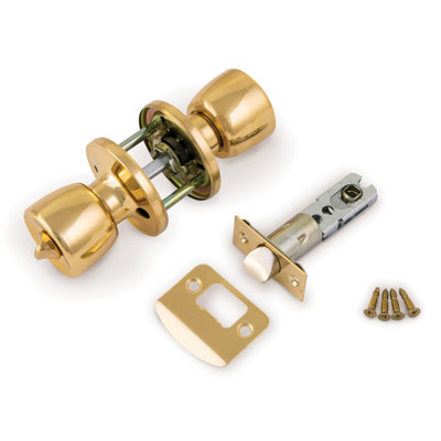 ERA Era Privacy Lock Set - Brass Effect