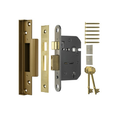 Era Viscount Mortice Sash Lock Br (One Size)