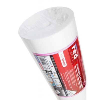 Erfurt Insulated Lining Paper White (10m) | DIY at B&Q