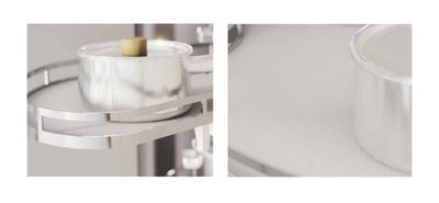 ERGO Corner Optima - pull out 900mm unit kidney corner basket - SOFT ...