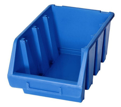 Ergo L Box Plastic Parts Storage Stacking 170x240x126mm - Colour Blue ...
