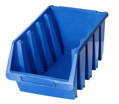 Ergo XL Box Plastic Parts Storage Stacking 204x340x155mm - Colour Blue ...