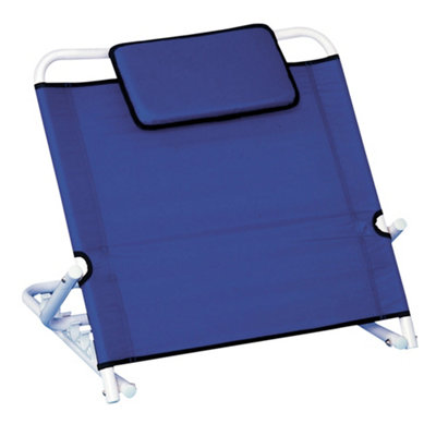 Ergonomic Adjustable Bed Back Rest in Blue Canvas - 5 Angle Positions ...