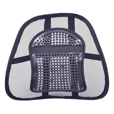 ERGONOMIC AIR FLOW LUMBAR SUPPORT CUSHION FOR OFFICE CHAIRS AND CARS