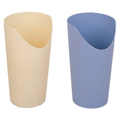Ergonomic Drink Cup with Nose Cut-Out for Easy Drinking