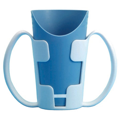 Ergonomic Dual Handled Cup Holder for Enhanced Comfort and Grip