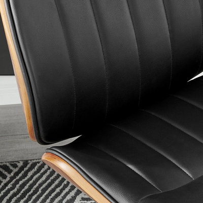 Ergonomic Office Desk Chair - Furniturebox UK Parker Mid Century Office ...