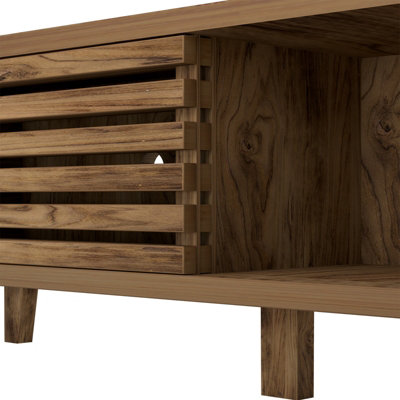 Erik Slatted Wide TV Unit - 1400mm Wide