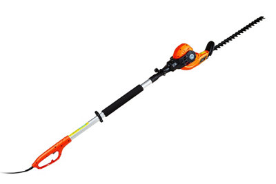 eSkde 450W Long-Reach Electric Hedge Trimmer 2.5m Telescopic Pole ...