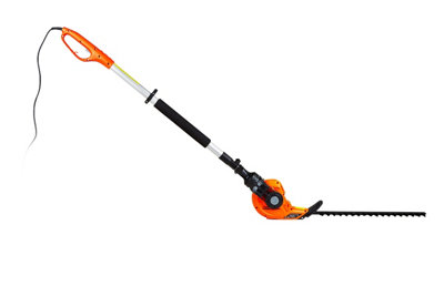 eSkde 450W Long-Reach Electric Hedge Trimmer 2.5m Telescopic Pole ...