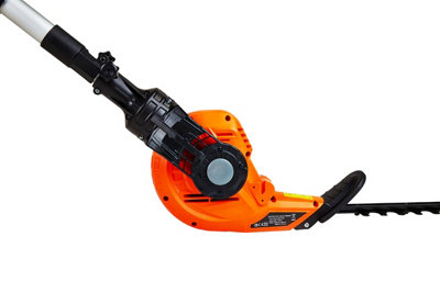 eSkde 450W Long-Reach Electric Hedge Trimmer 2.5m Telescopic Pole ...