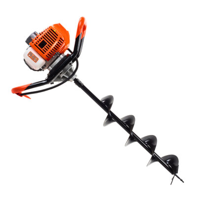 eSkde 52cc Petrol Fence Post Hole Borer and Earth Auger Kit - 2-Stroke ...