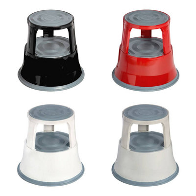 Essentials by Premier 2 Tier Red Step Stool