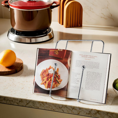 Essentials by Premier Miles Chrome Cookbook Stand