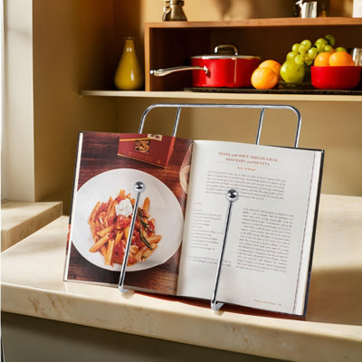 Essentials by Premier Miles Chrome Cookbook Stand