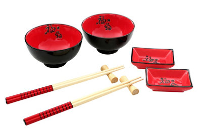 Essentials by Premier Oriental 8Pc Chinese Dining Set