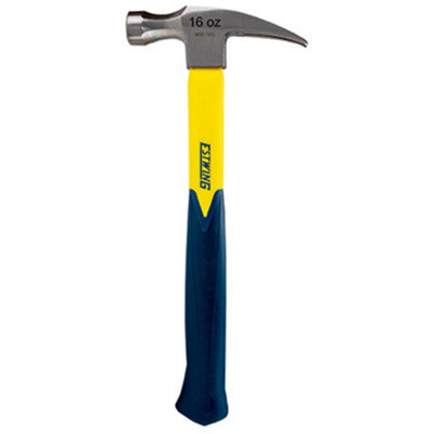 Estwing EMRF16S Sure Strike Straight Claw Hammer with Fibreglass Handle ...