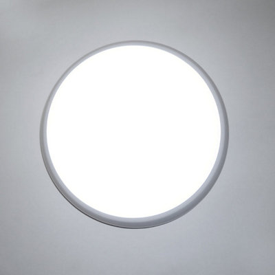 Eterna KCIRMW3 14W EM3 Ceiling/Wall Light w/MW White