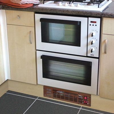 Eterna PFH2400 Plinth Mounted Kickspace Electric Fan Heater 2.4kW