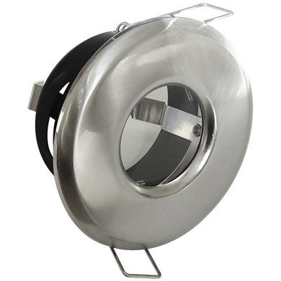 Eterna SLGUSN Mains IP65 Downlight Satin Nickel